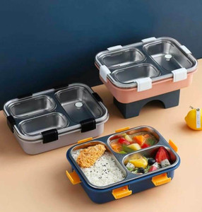 Flipkart.com | फ्लेनिक्स 3 Compartment Stainless Steel Lunch Boxes ...