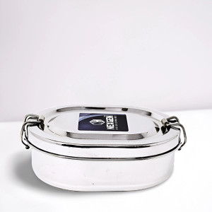Flipkart.com | NEXGEN HOUSEWARE NEXGEN Oval Steel Lunchbox with ...