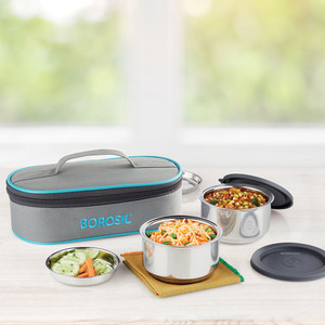 Flipkart.com | BOROSIL Carry Fresh Prime 2 Containers Stainless Steel ...