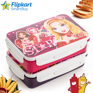 Flipkart.com | Flipkart SmartBuy Girl's 4 Containers Plastic Office ...