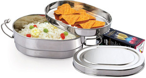 Flipkart.com | DIAMOND Steel With Plate Lunch Box with Steel Separator ...