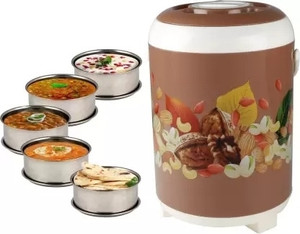 Flipkart.com | ALL DAY GROCERS STAINLESS STEEL JUMBO XXL LUNCH BOX 5 ...