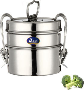 Flipkart.com | Airan Stainless Steel Travelling Tiffin 2 Containers ...
