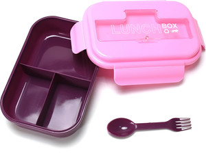 Flipkart.com | DeoDap Lunch Box 3 Compartment Plastic Liner Lunch Set ...
