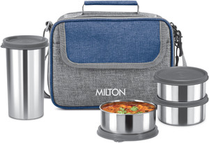 Flipkart.com | MILTON Daily Meal Lunch Box with Bag, 3 Containers 300 ...