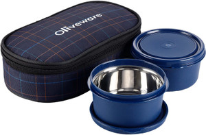 Flipkart.com | Oliveware Deniz Lunch Box | 2 Stainless Steel Containers ...