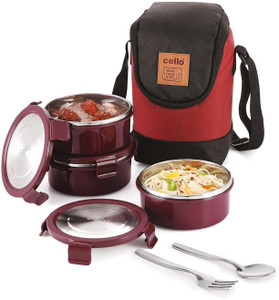 Flipkart.com | cello MF Freshco Plus 3 Containers Lunch Box