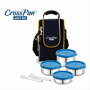 Flipkart.com | CrossPan Signature Solo Lunch / Tiffin Box with 4 ...