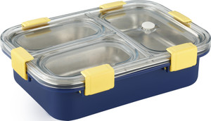 Flipkart.com | DHIAAN Stainless Steel Lunch Box- VACCUM (3-DEEP ...
