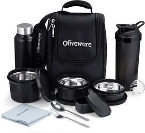 Flipkart.com | Oliveware Teso Fuel Meal Combo Lunch box Set 6 ...