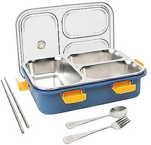 Flipkart.com | trisha's crn Lunch Box with Fork 3 Containers Lunch Box
