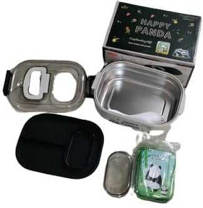 Flipkart.com | kidsmuch Panda Themed Lunch Box 700ml Capacity with ...