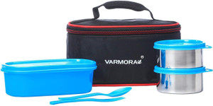 Flipkart.com | VARMORA Orbit Stainless Steel Lunch Box 3 Containers ...