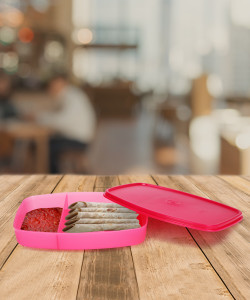 Flipkart.com | JAVA Light lunch Box Pink 1 Containers Lunch Box