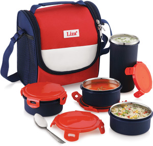 Flipkart.com | Liza Hot Fresh 4 Microwave Safe & Leak Proof Containers ...