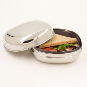 Flipkart.com | Spillbox Steel Snack Box|Small Meal Prep Box for Nuts ...