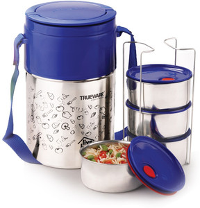Flipkart.com | Trueware Steelex 4 Insulated Steel Lunch box with 4 ...