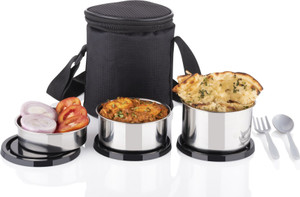 Flipkart.com | ALTOSA INNOVATIVE DESIGN OF LUNCHBOX IN STEEL WITH BLACK ...