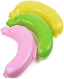Flipkart.com | jsrdynamic BANANA SHAPE STORAGE CASE ( YELLOW,GREEN&PINK ...