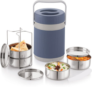 Flipkart.com | Nabhya Munch PU Insulated Steel & Plastic Lunch Box ...