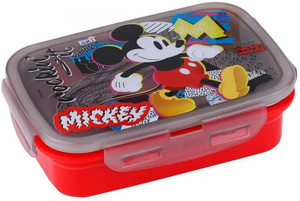 Flipkart.com | SKI SNAP LOCK STEEL MICKEY 2 Containers Lunch Box (500 ...