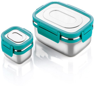 Flipkart.com | lavtoz Durable Steel Lunch Box with Leakproof Lock Lid ...