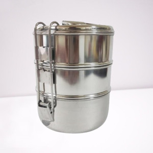 Flipkart.com | Ambit stainless steel tiffin box 3 silver -1200 ml_0307 ...