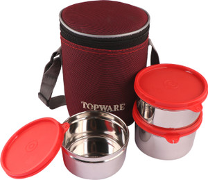Flipkart.com | Topware EXECUTIVE STAINLESS STEEL LUNCH BOX 3 Containers ...