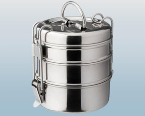 Flipkart.com | Ambit stainless steel tiffin box 3 silver -1200 ml_0142 ...