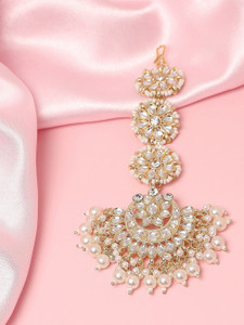 SATRANGI JEWEL Alloy Maang Tikka Price in India - Buy SATRANGI JEWEL ...