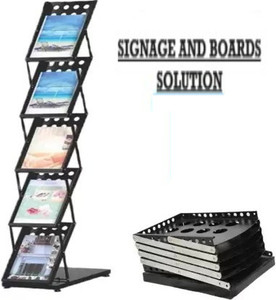 SIGNAGE AND BOARDS SOLUTION Floor standing magazine stand Floor ...