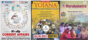 Vision IAS Current Affairs English March 2025 BW & Yojana Kurukshetra ...