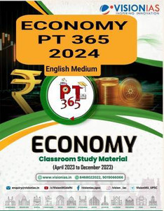 Vision IAS PT 365 English Economy 2024 Photocopy B/W From April to ...
