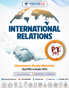 Vision IAS PT 365 English International Relations 2025 Photocopy B/W 80 ...