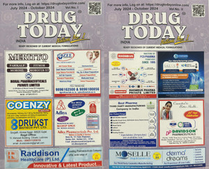 Drug Today India Part 1 and 2 July to October 2024, 1020 Pages ...