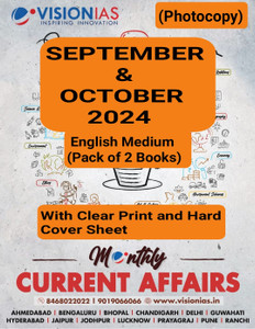 Vision IAS Current Affairs September & October 2024 English Medium ...