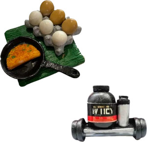 Giftinguru Whey Protein & Eggs Magnet - Fitness Fridge Magnet Fridge ...