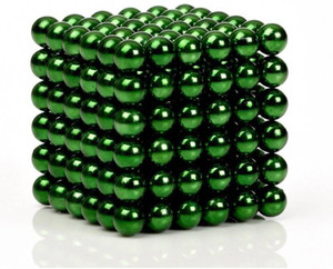 NeoMag Green Sphere Magnetic Bucky Balls 216 Pieces, Office Magnetic ...