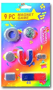 KRYTONE 9 Pcs Kids Junior Science Magnet Game Set for Education ...