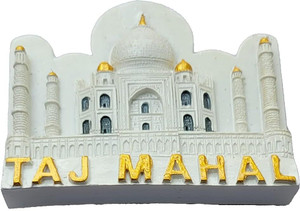 Skywalk India Souvenir Ceramic Taj Mahal Fridge Magnet (White) M-663 ...