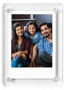 HANDCRAFTLO Personalized Acrylic Magnetic Photo Frame Polaroid Fridge ...