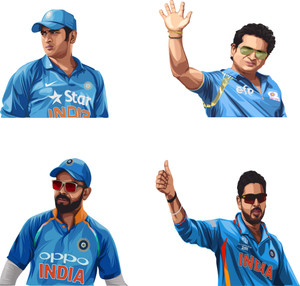 Ecomology Fridge Magnet of Cricketer Character Gift and Decoration ...