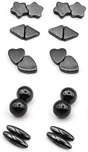 fullfills kids magnet toy 20 pcs in 5 shapes triangle, heart, star ...