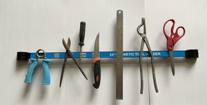 EVEREST MAGNETICS 24 inch Magnetic Tool Rack Heavy duty and powerful ...