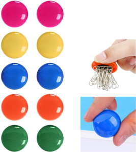 Kraftella Pack of 10 Colorful Opaque Magnet for Magnetic White-Boards ...
