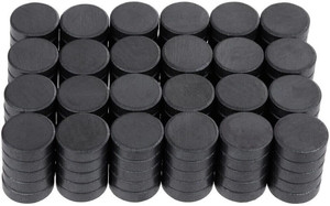 ALEAF 50 Pieces of 18mm X 4mm Ferrite Magnets - Each Magnet Lift Upto ...