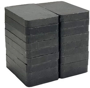 KRYTONE Black Rectangle Magnets 15 x 13 x4 - 50 Magnetic Pickup Tool ...