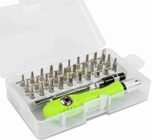 nktools 32 in 1 Mini Screwdriver Bits Set with Magnetic Flexible ...