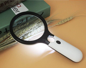 TNEMEC Magnifier Glass for Book and Newspaper Reading with 3 Led Light ...