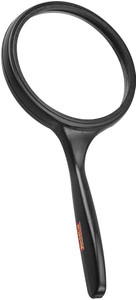 GeoKraft Lens 100MM Double High Power Handheld for Reading and viewing ...